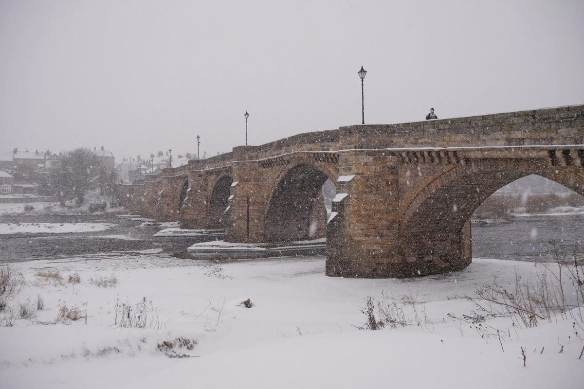 December - Corbridge Bridge on a winters day by Eileen Charlton | Tyne ...