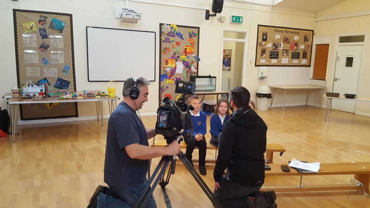 Adderlane Academy BBC filming | Tyne Rivers Trust